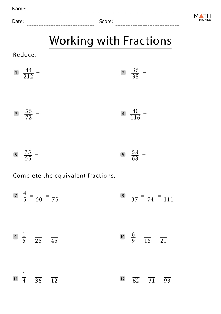 Worksheets For Modeling Fractions 7th Grade FractionsWorksheets