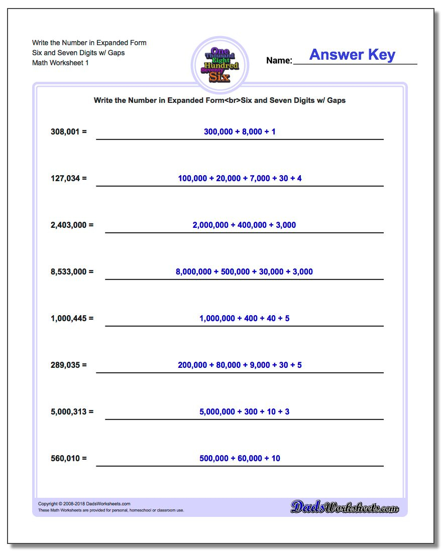 Write Numbers In Word Form FractionsWorksheets